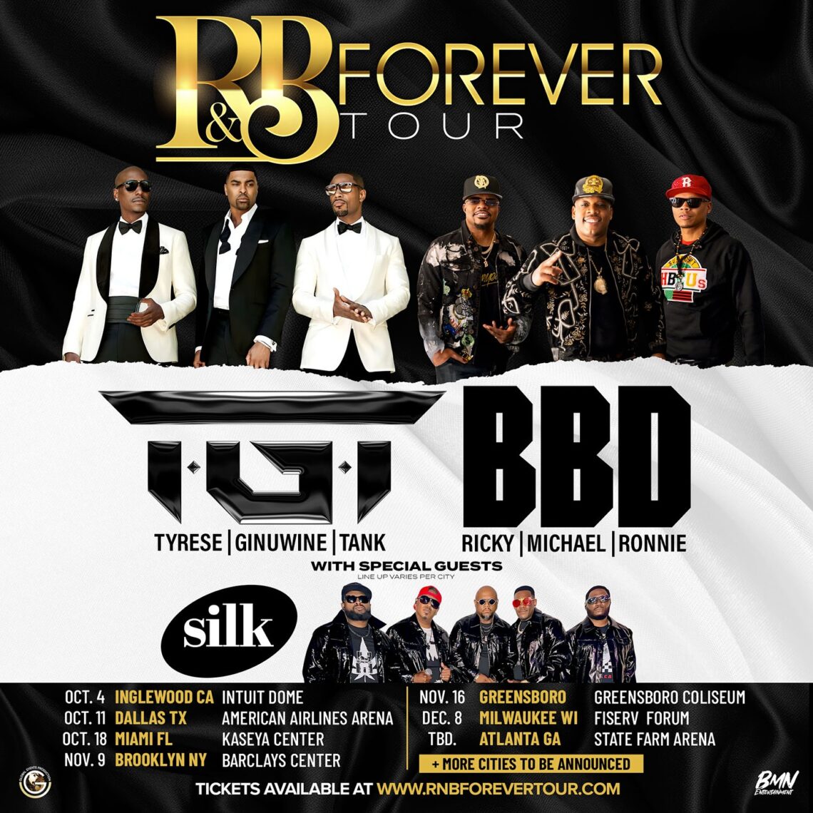 TGT and Bell Biv DeVoe Announce 'R&B Forever Tour' Dates