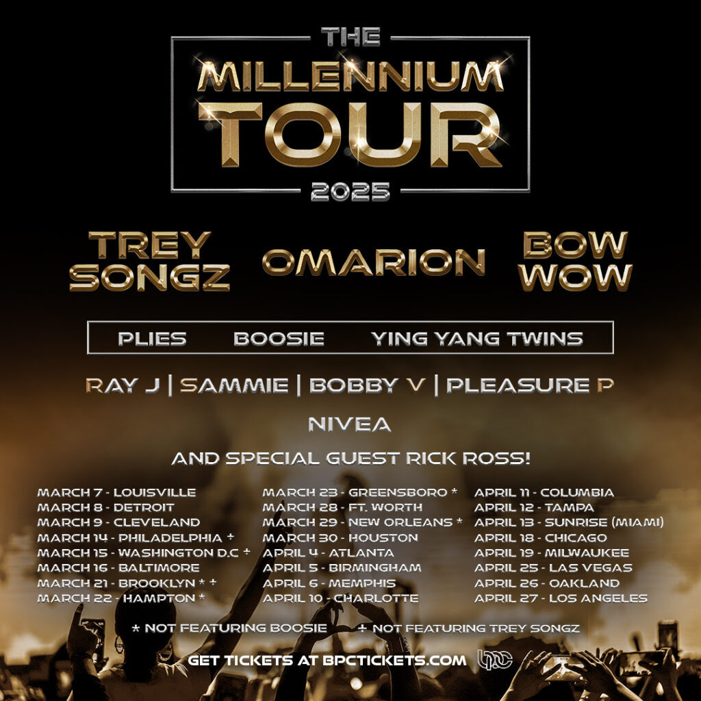 Trey Songz, Omarion to Headline Millennium Tour 2025: See Dates