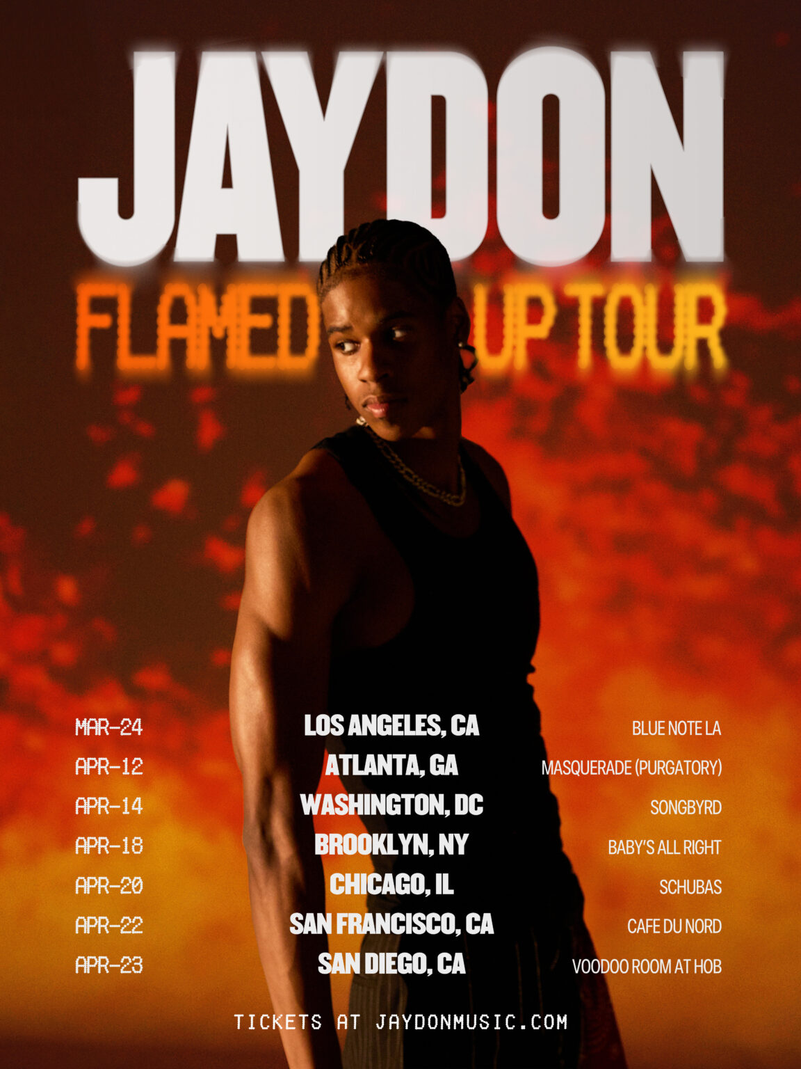 JayDon Announces First Headlining Tour: 'The Flamed Up Tour'