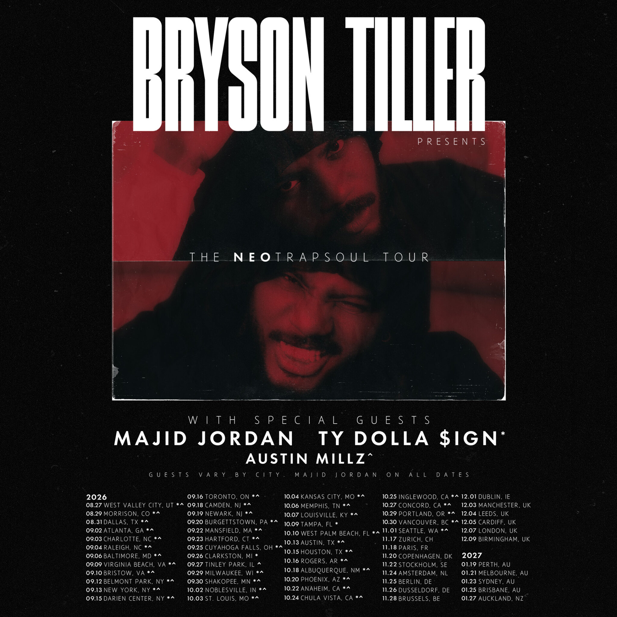 Bryson Tiller Announces 'The Neo Trapsoul Tour' Dates